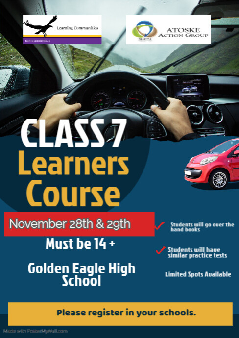Driving School Flyer Template | PosterMyWall