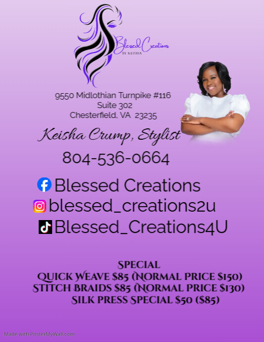 Hair Flyer | PosterMyWall