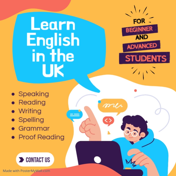English Tutoring Flyer | PosterMyWall