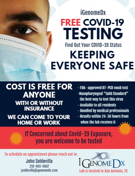 Copy of Covid-19 Drive-thru Testing Flyer | PosterMyWall