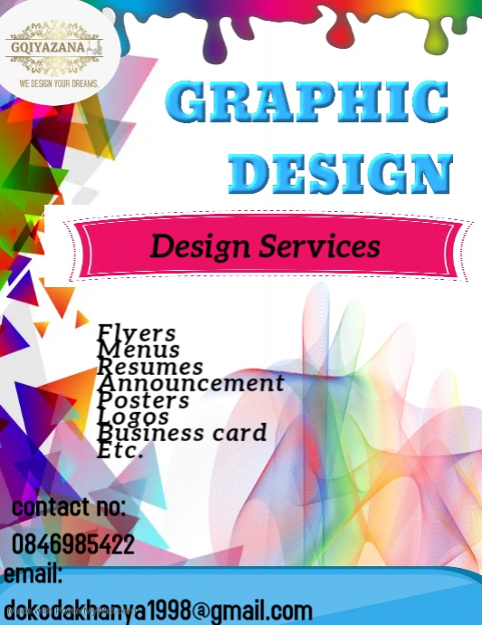 Copy of Copy of Graphic designer Advertisement | PosterMyWall