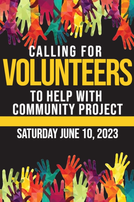 Volunteers Needed Poster | PosterMyWall