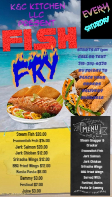 Copy of Fish Fry ticket | PosterMyWall