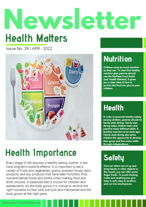 Health Newsletter | PosterMyWall
