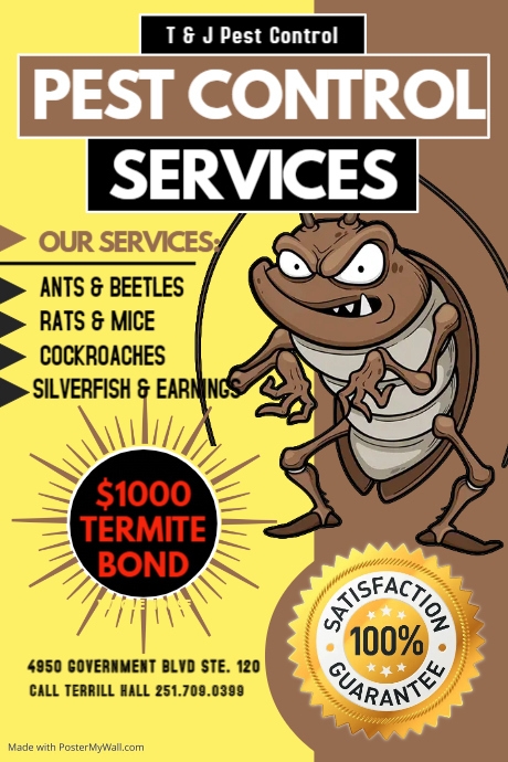 Copy of Pest Control Poster | PosterMyWall