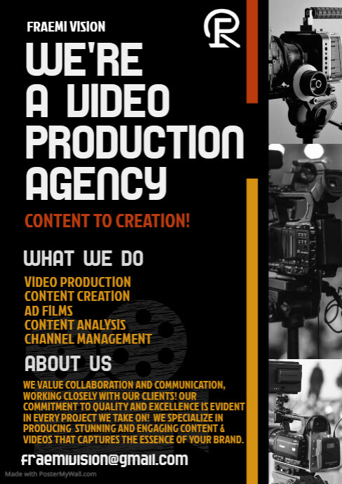 Video Production Services Flyer | PosterMyWall