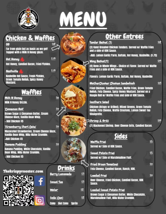 Copy of Rooster Menu (4) | PosterMyWall