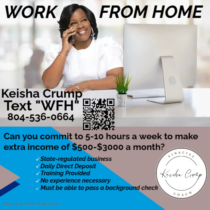 work from home 22 | PosterMyWall