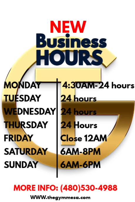 new working hours | PosterMyWall