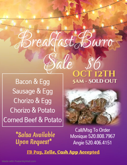 autumn flyer, autumn sale, fall, harvest | PosterMyWall