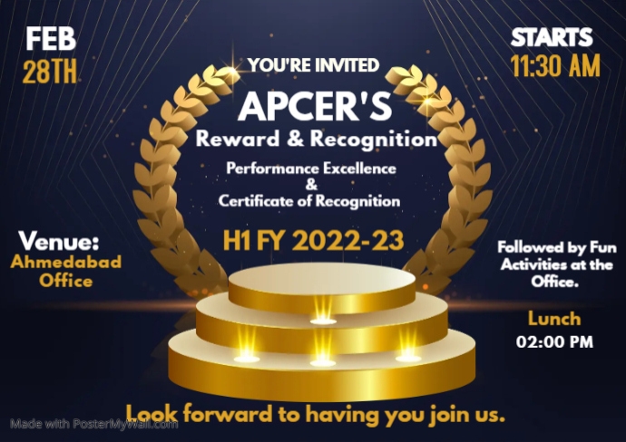 Copy of ANNUAL STUDENT AWARD | PosterMyWall