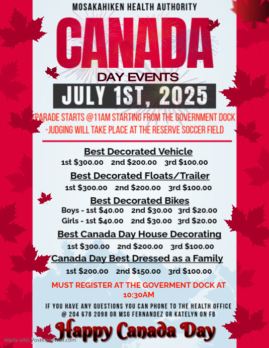 Canada National Flag day Flyer Template | PosterMyWall