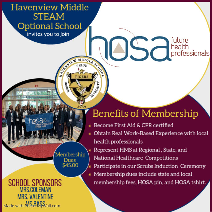 HOSA 21-22 | PosterMyWall