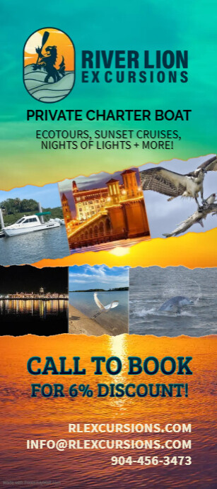 Boat Ride Charter Flyer Template | PosterMyWall