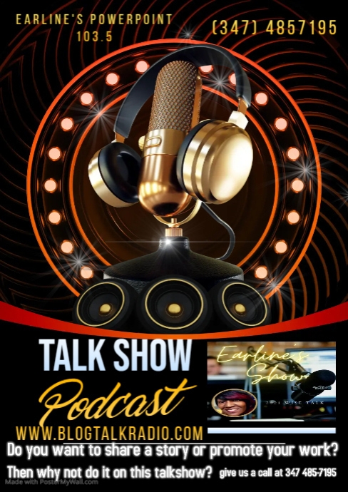 Podcast - Talk Show Flyer / Poster | PosterMyWall