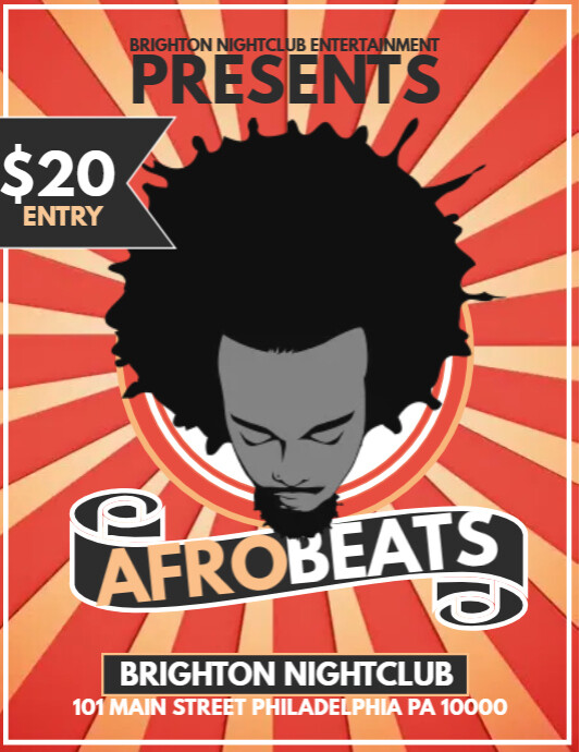 Copy of AFROBEATS VINTAGE | PosterMyWall