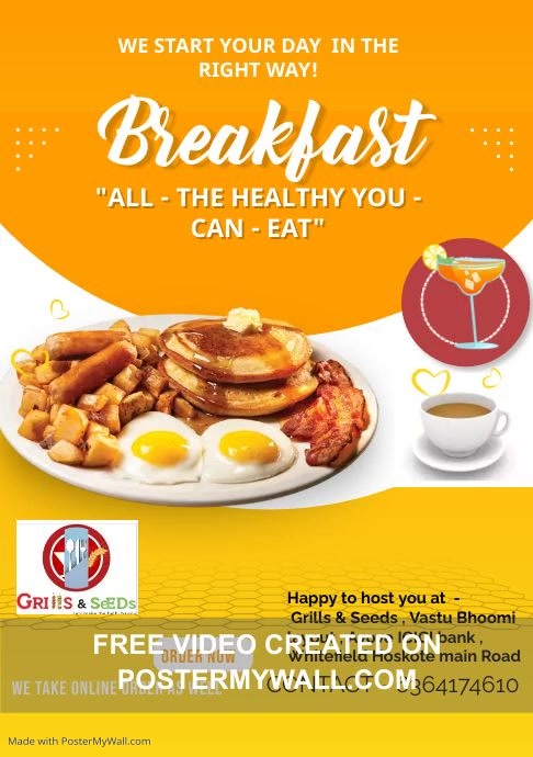 Breakfast Buffet Post - Restaurant Promo (1) | PosterMyWall