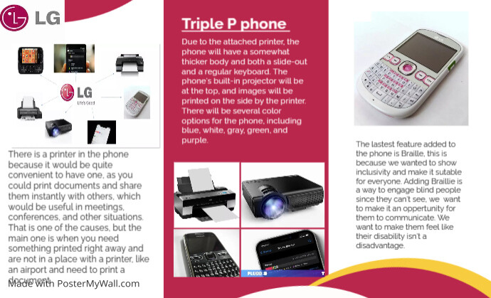 Triple P - LG brochure | PosterMyWall