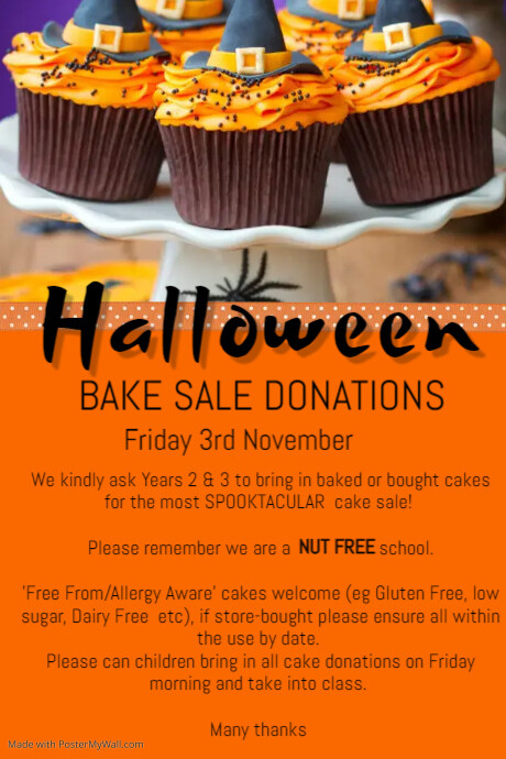 Halloween Bake sale | PosterMyWall