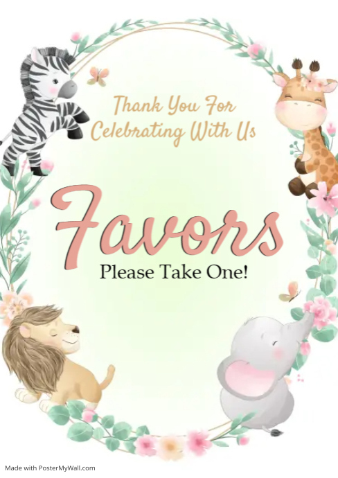 Favors | PosterMyWall