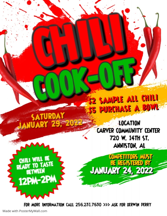 Copy of Copy of Chili Cook-Off Contest Flyer | PosterMyWall