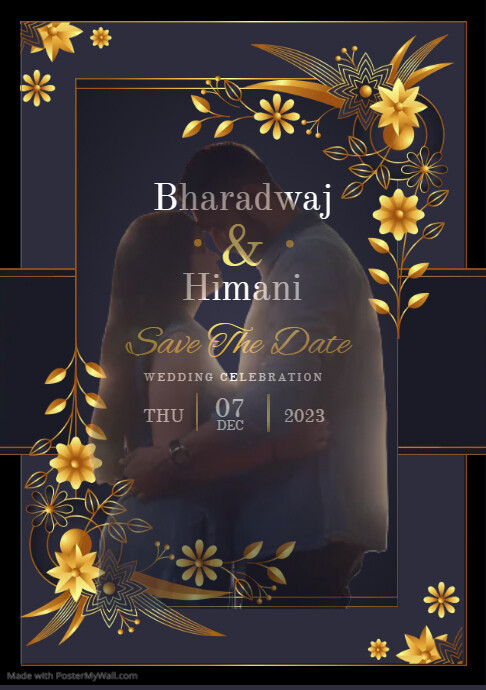 wedding invitation | PosterMyWall