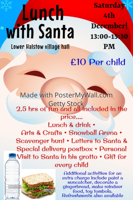 Copy of Copy of Santa Breakfast Poster Template | PosterMyWall