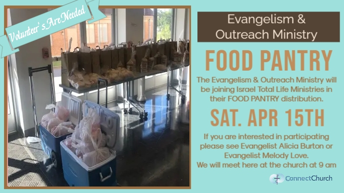 Food Pantry Distribution with ITLM | PosterMyWall