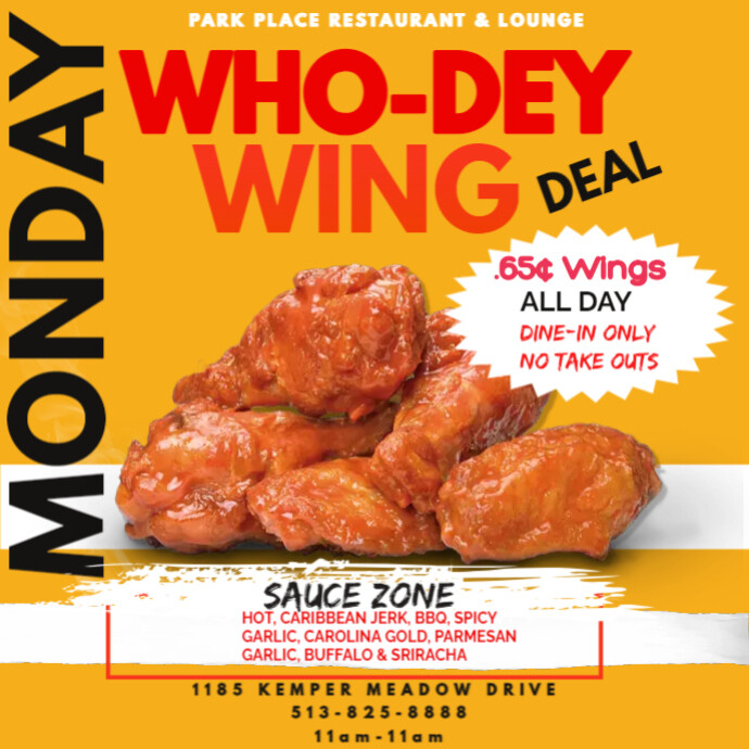 Wing Night | PosterMyWall