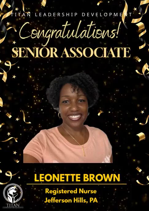 Senior Associate - Leonette Brown | PosterMyWall