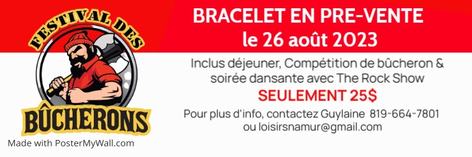 red and white modern event ticket | PosterMyWall