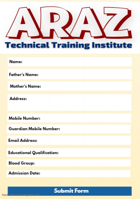 Copy of Copy of Mobile Repair Form Template | PosterMyWall