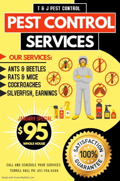 Copy of Pest Control Poster | PosterMyWall