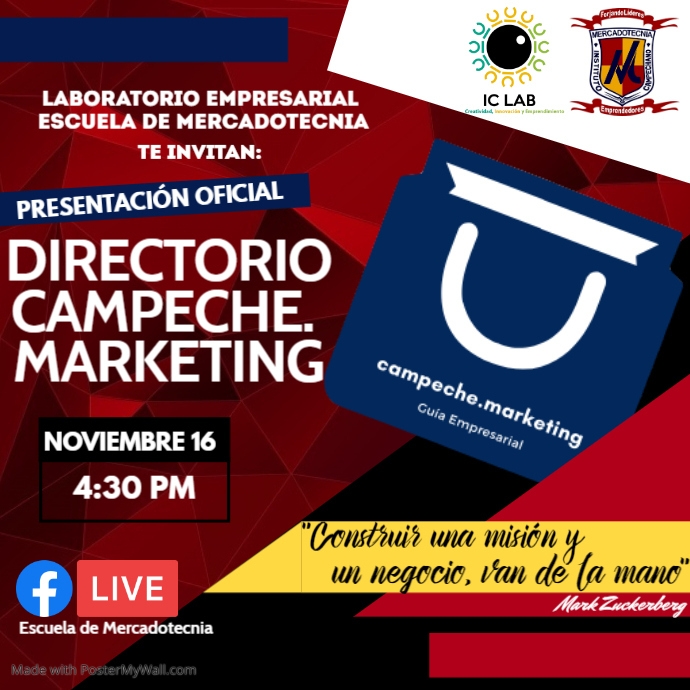 Copia de Facebook live session poster template | PosterMyWall