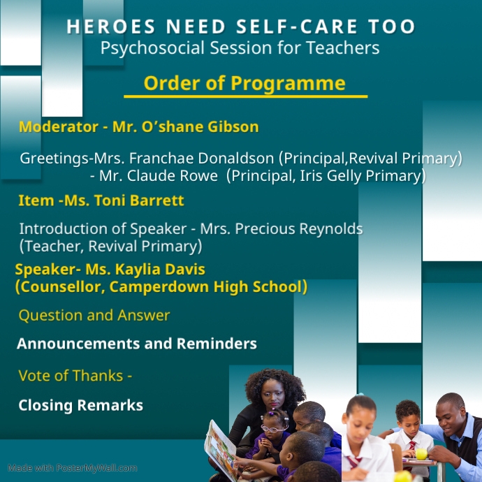 Copy of Order of services | PosterMyWall