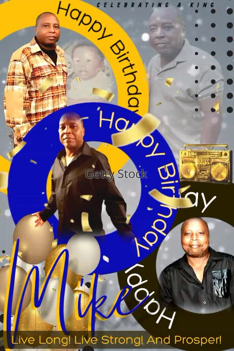 Copy of Mike Birthday 2023 | PosterMyWall