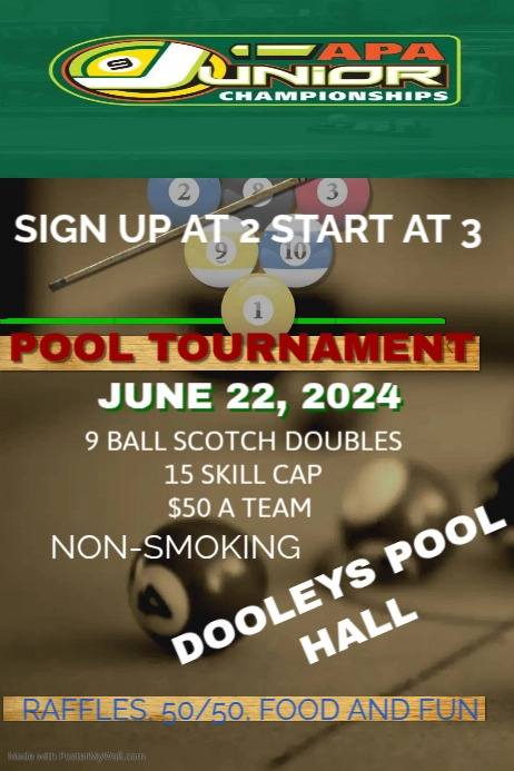 Pool Tournament | PosterMyWall
