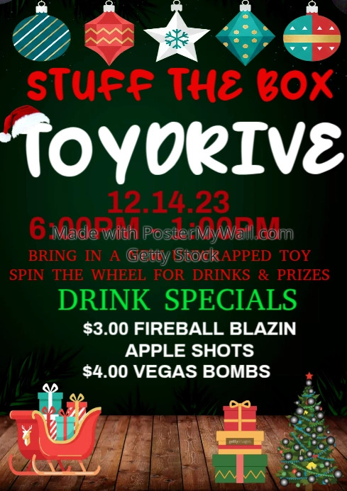 Toy drive flyer | PosterMyWall