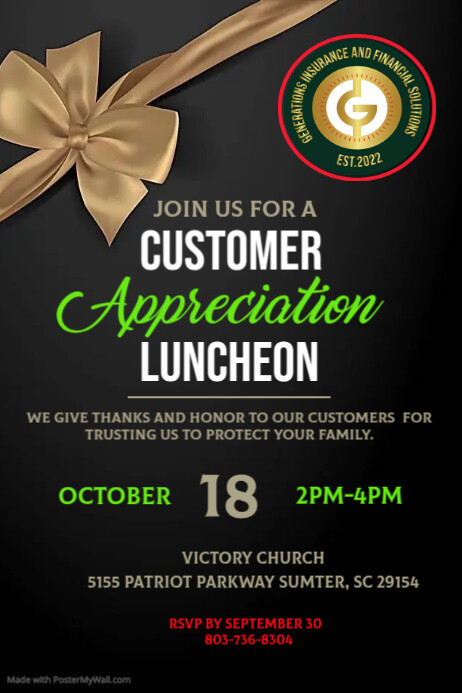 Copy of Employee Appreciation Day Dinner | PosterMyWall