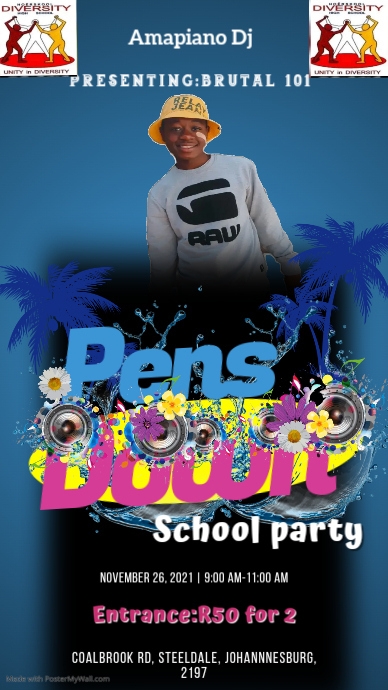 Copy of Copy of Blue spring break beach party Instagram story ...