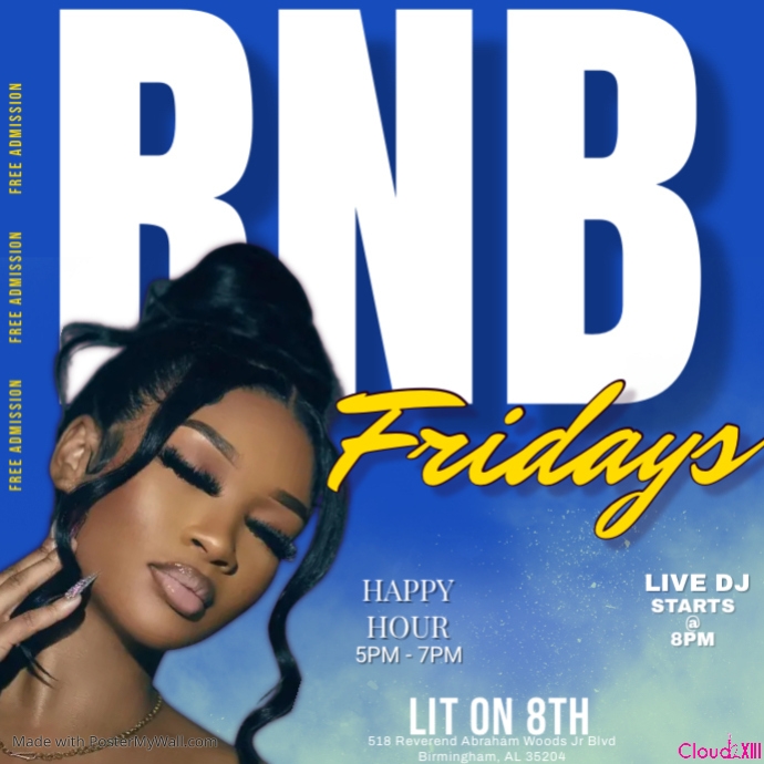 Copy of RnB Friday | PosterMyWall