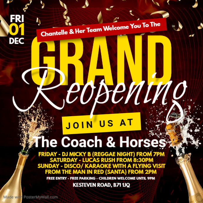 GRAND OPENING | PosterMyWall