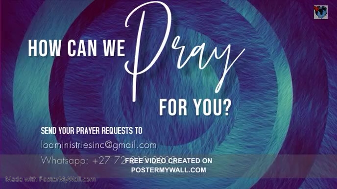 Copy of Pray Video | PosterMyWall