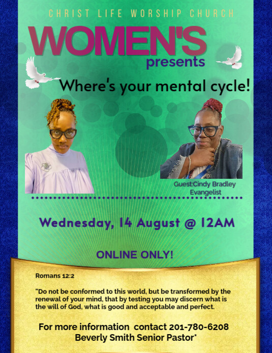 Church Women Conference Poster | PosterMyWall