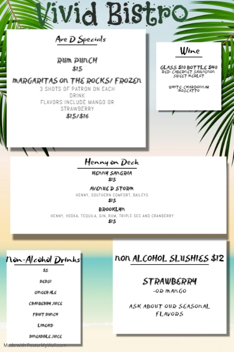 Copy of Copy of Copy of Menu Template | PosterMyWall