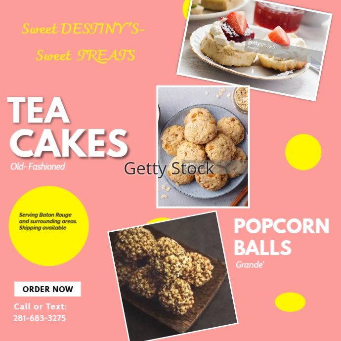 Copy of cakes food menu restaurant sale flyer | PosterMyWall