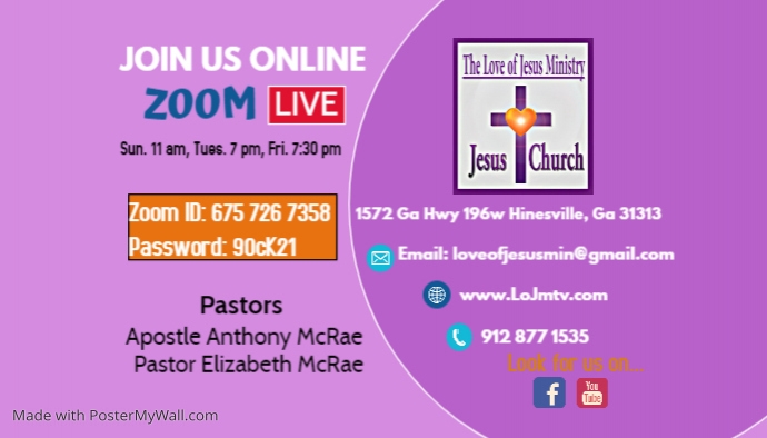 Purple Bus.Card ZOOM | PosterMyWall