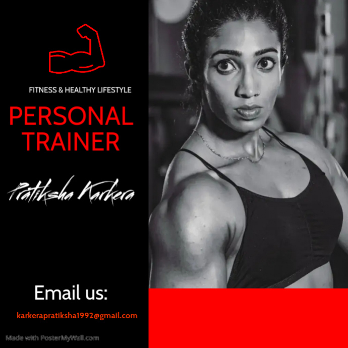 Copy of Personal Trainer Promote ad for instagram | PosterMyWall
