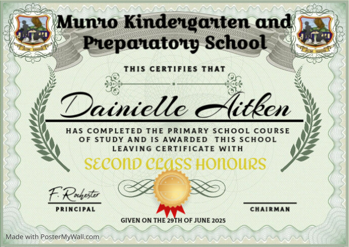 Custom Certificate Design Template | PosterMyWall