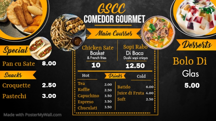 Copy of Order food online/ Restaurant menu | PosterMyWall